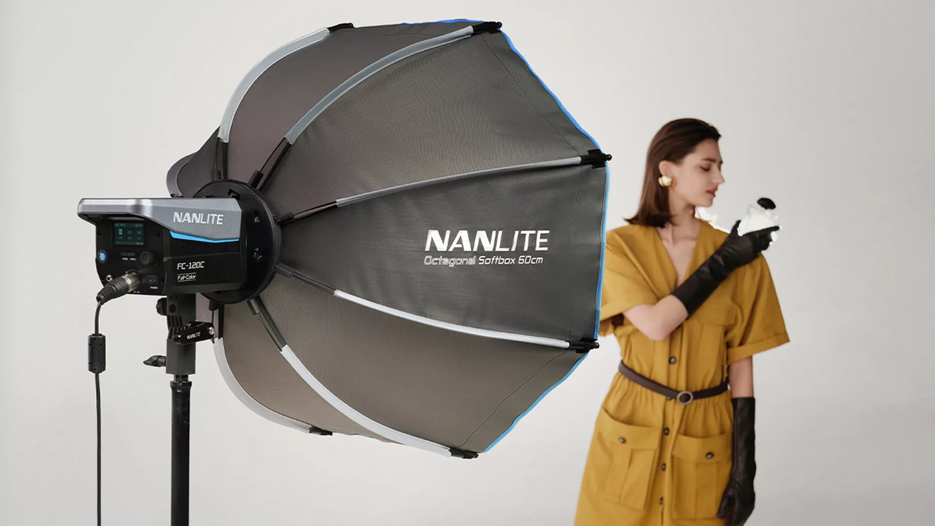NANLITE FC-120C: Compact, Versatile, Full-Color LED Spotlight